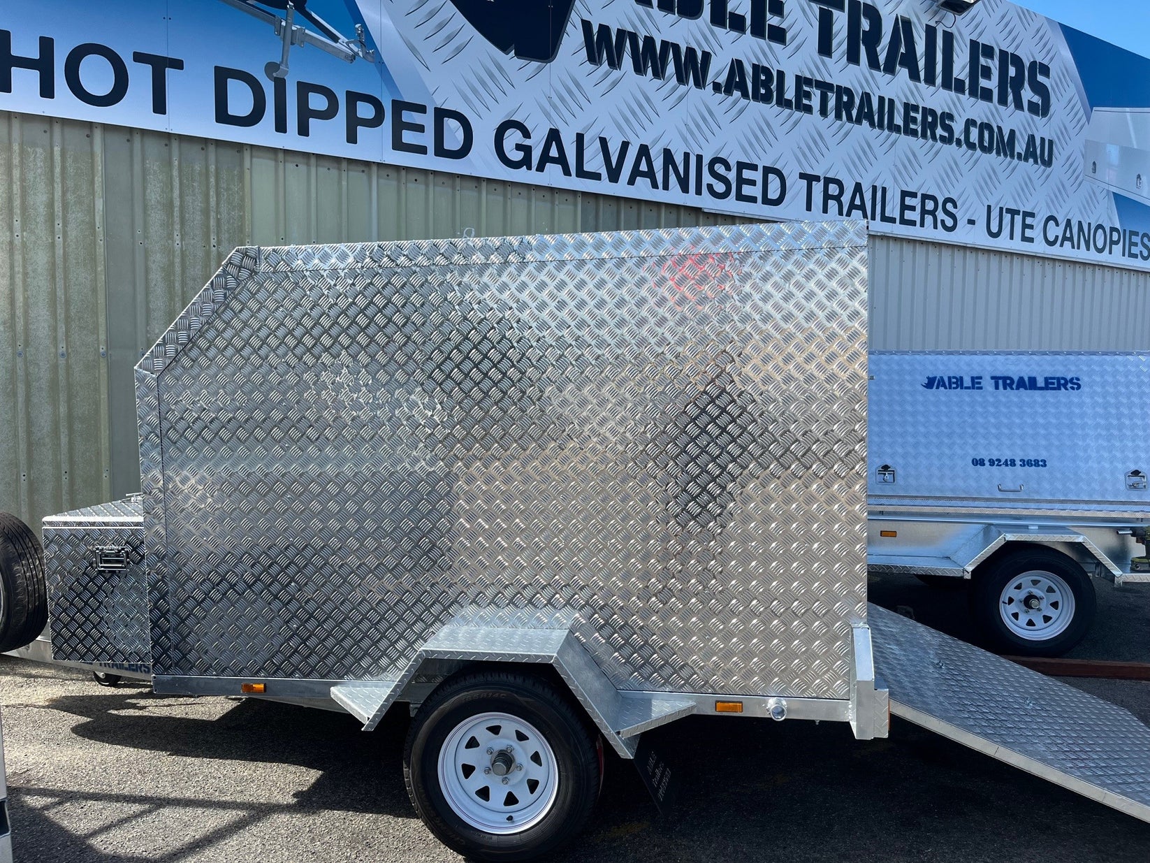 8x5 Short Enclosed Trailer 1250kg – Able Trailers